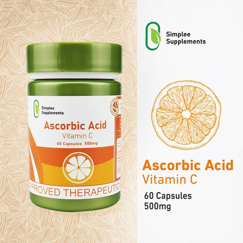 Simplee Ascorbic Acid (Vitamin C) Capsule Supplements – FDA Approved - TikTok Shop Philippines