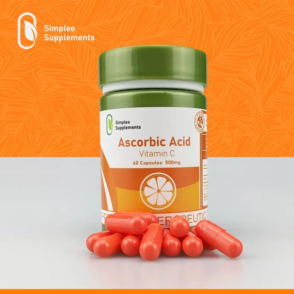 Simplee Ascorbic Acid (Vitamin C) Capsule Supplements – FDA Approved ...