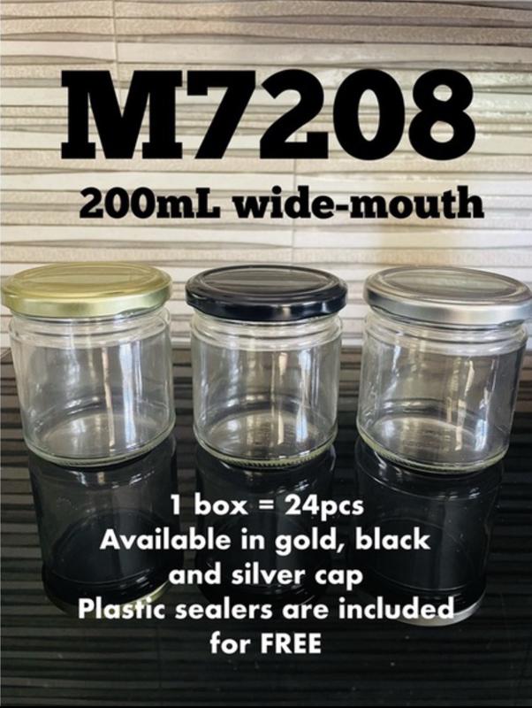 M7208 - 200ML wide - mouth (24pcs./Box) with FREE PLASTIC SEALER ...